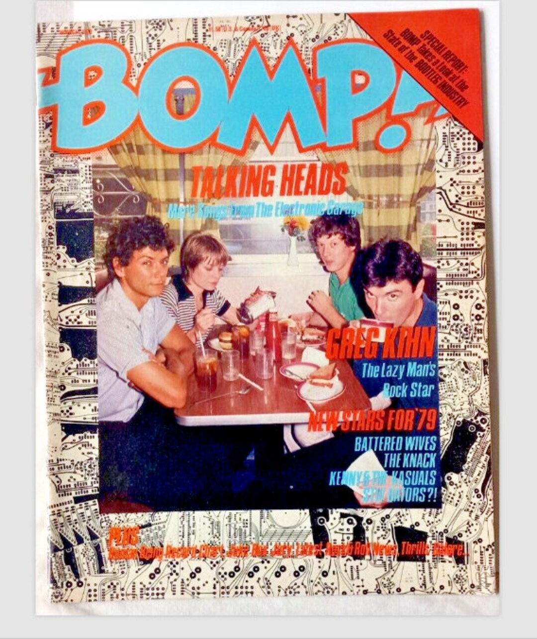Bomp Magazine Vintage 1979 Rock N' Roll Music Talking Heads Greg Kihn ...