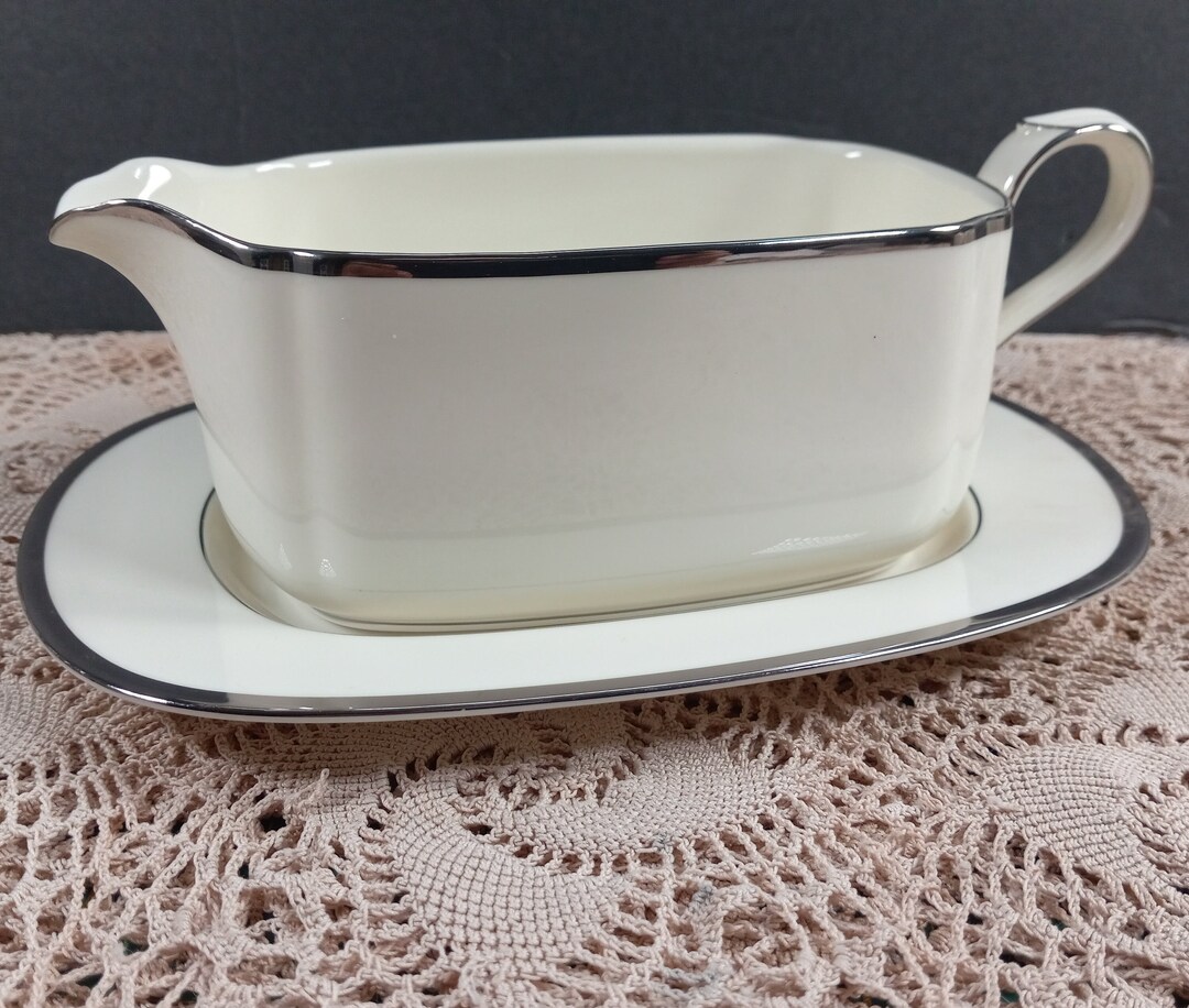 Noritake Paris 9727 Vintage Bone China Gravy Boat & Saucer or - Etsy