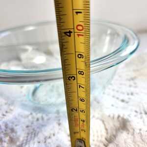 Pyrex Bowl Blue Tint 1 Quart Tempered Glass Bowl Dish 950 Ml Microwave ...