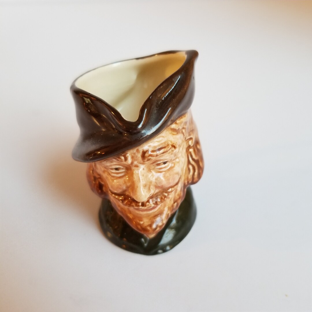 Royal Doulton Robin Hood Toby Jug Made in England Small 2.5" Vintage ...
