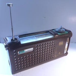 Mitsubishi Vintage Lot 2 Radios 1960s MCM 8X-808 and 7X-970. Both Have ...