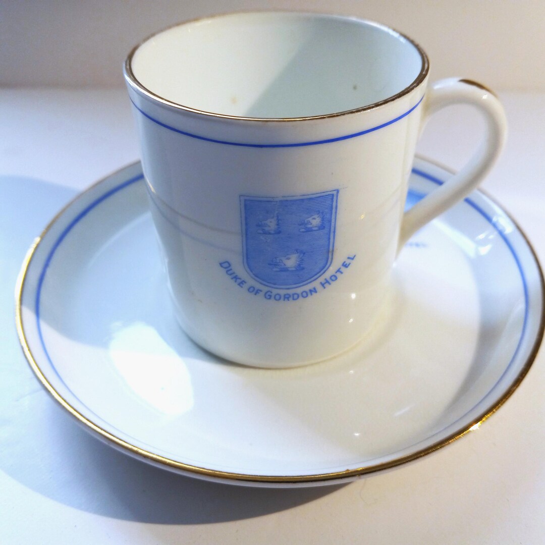 Duke of Gordon Hotel Vintage Scottish Highlands Bone China Demitasse ...