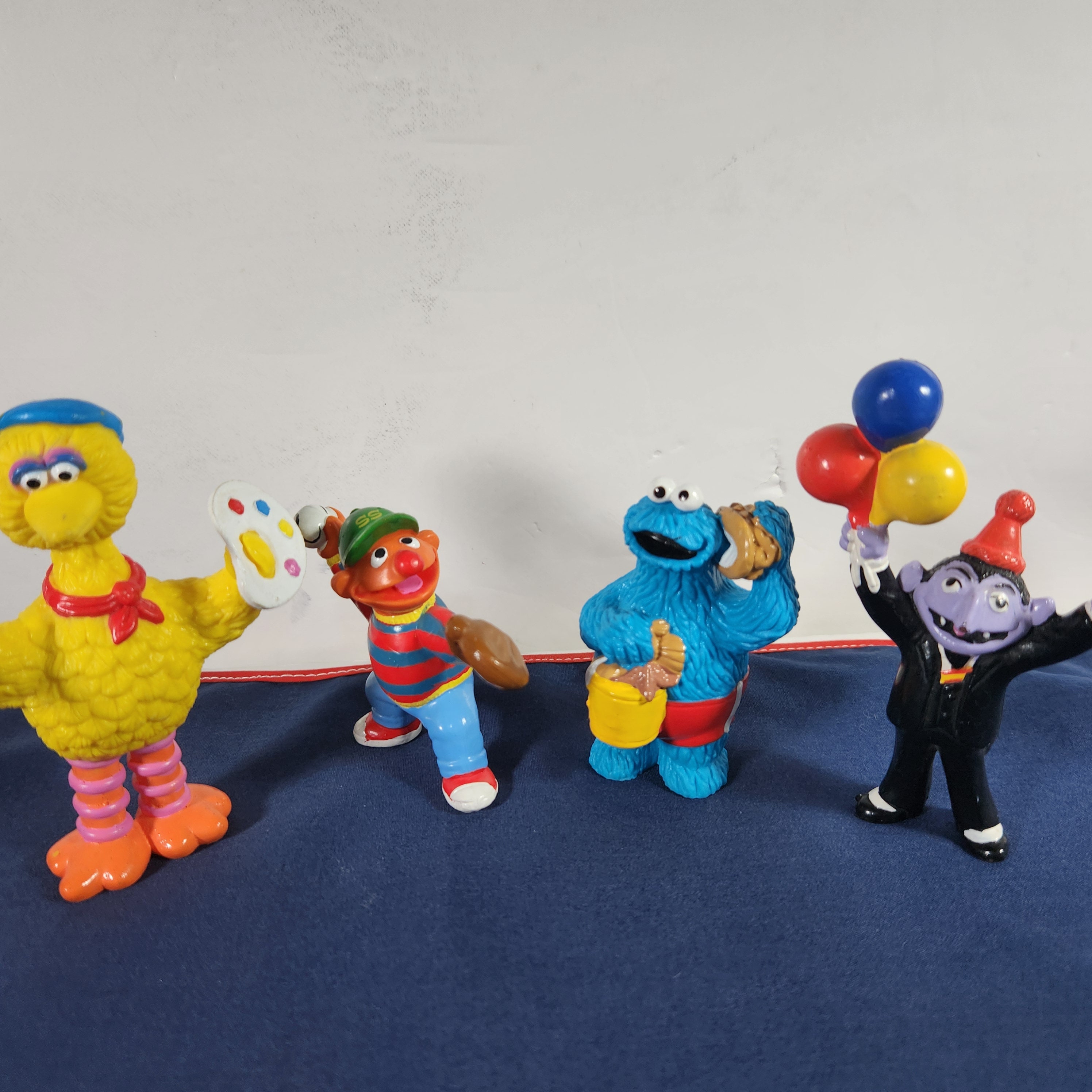 Vintage 80s Sesame Street Figurines Muppets Applause Lot of 4 - Etsy