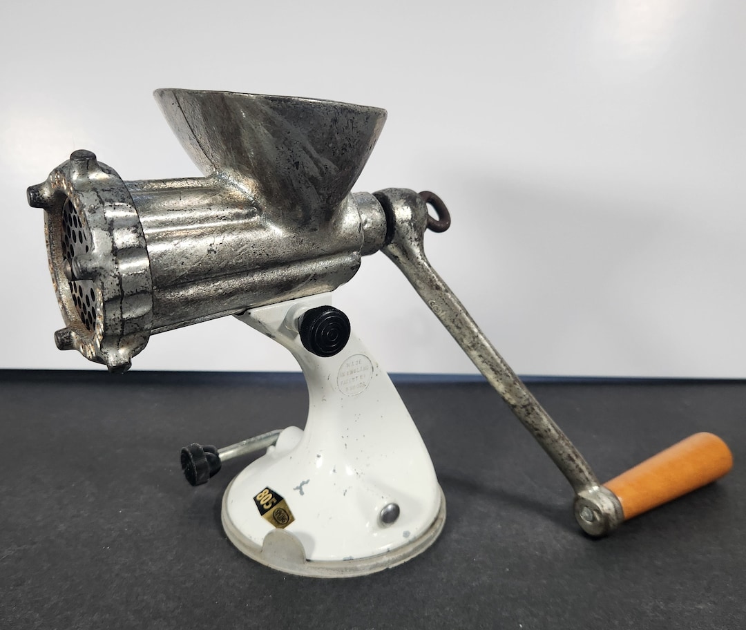 Spong Meat Grinder Mincer 805 Vintage London England Vacuum Base Clean ...