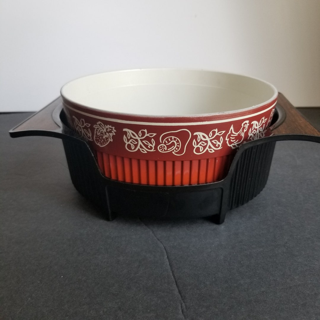 Nordic Ware Souffle Pan Vintage La Souflee With Bakelite Hot Pan Tray ...