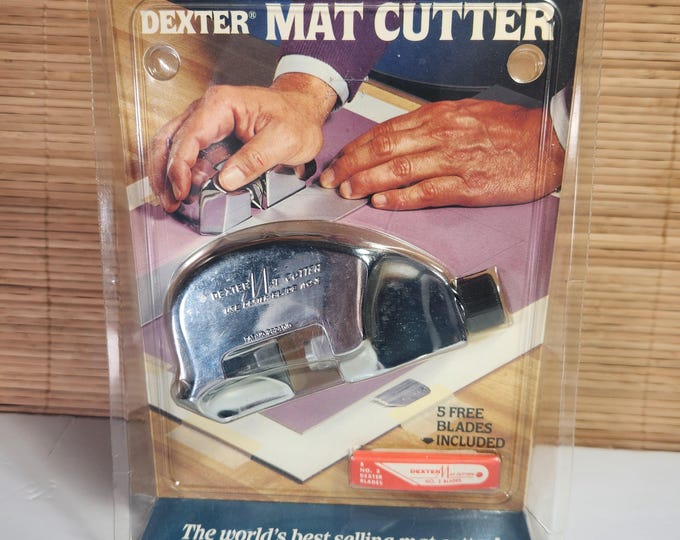 Vintage Dexter Mat Cutter Picture Framing Matting Tool With 4 Pack of ...