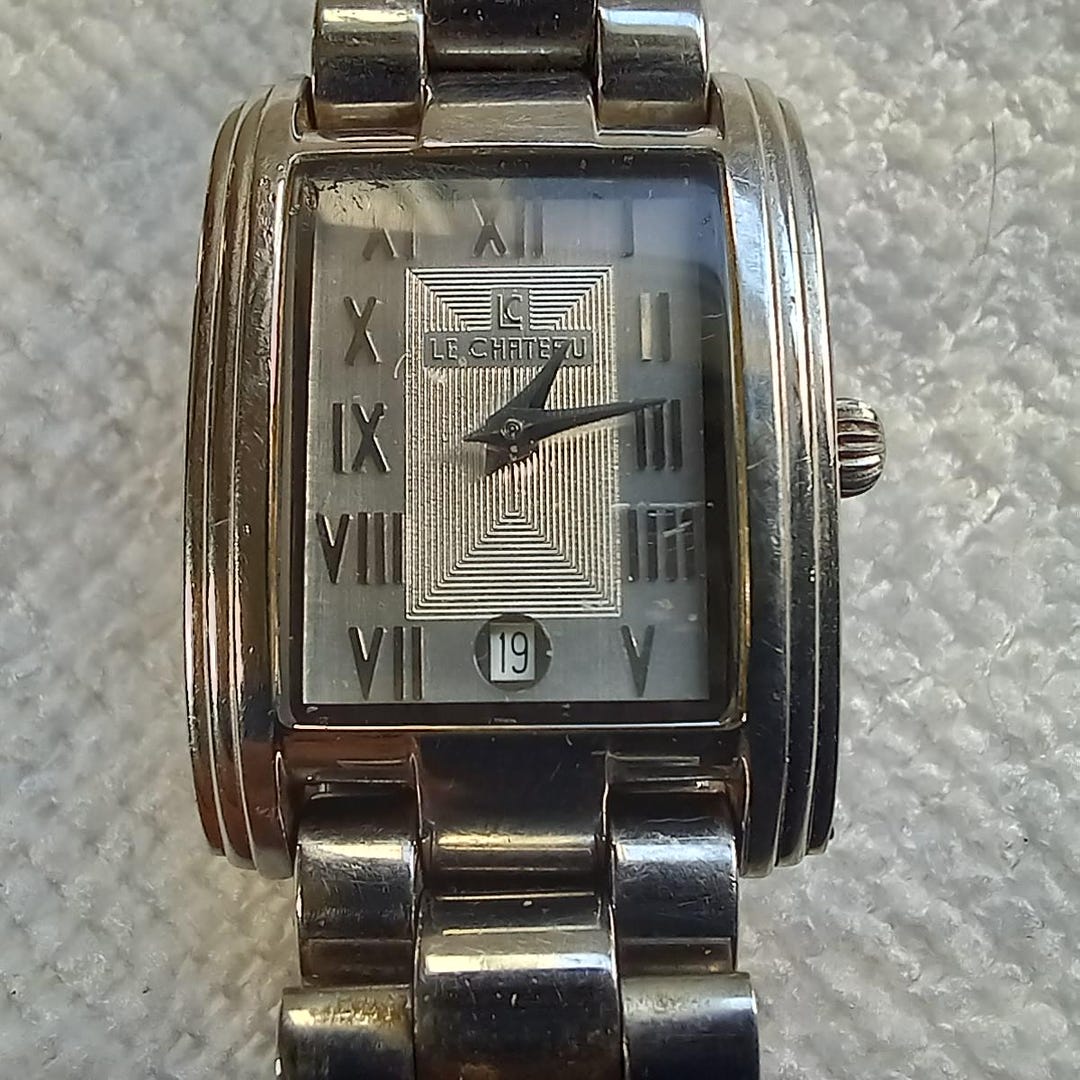 Le Chateau Ladies' Art Deco Vintage Wristwatch, Stainless Steel With ...