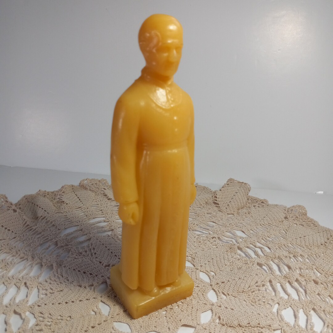 Vintage Pere Andre Statuette, Resin 8, Father Andre Canadian Saint ...