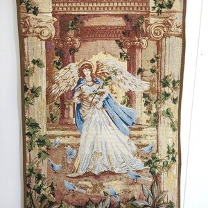 Angel Tapestry Wall Hanging Wall Art 29.5"x18.5" (74.5 X 64.5 Cm) Angel ...