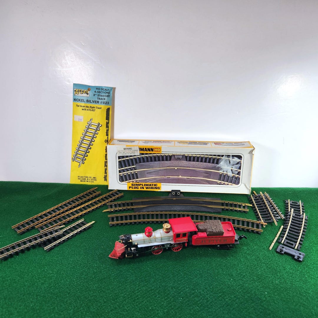 Vintage Bachmann Train HO Jupiter Steam Locomotive Engine With Tracks ...