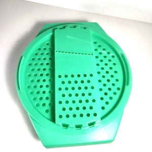 Tupperware Grater Bowl Container Green Cheese Vegetable Grater Vintage ...
