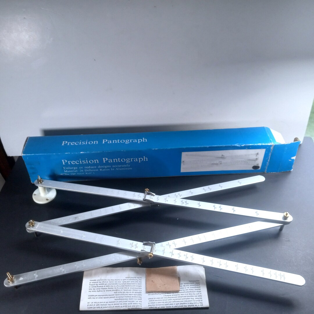 Pantograph Reducing & Enlarging Vintage Drawing Tool Aluminium ...