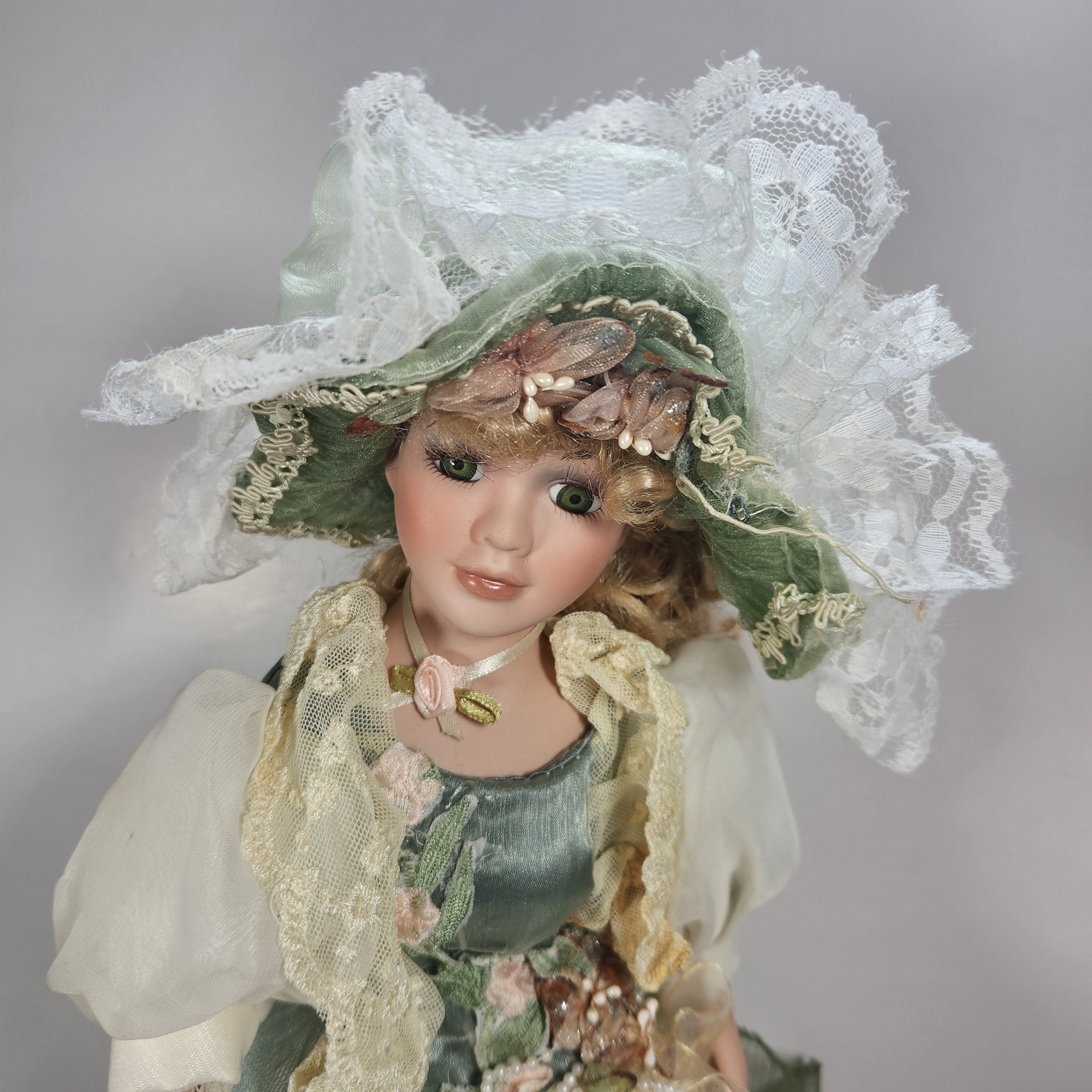Cathay Collection Porcelain Doll 170 of 5000 Victorian Dress and Hat ...
