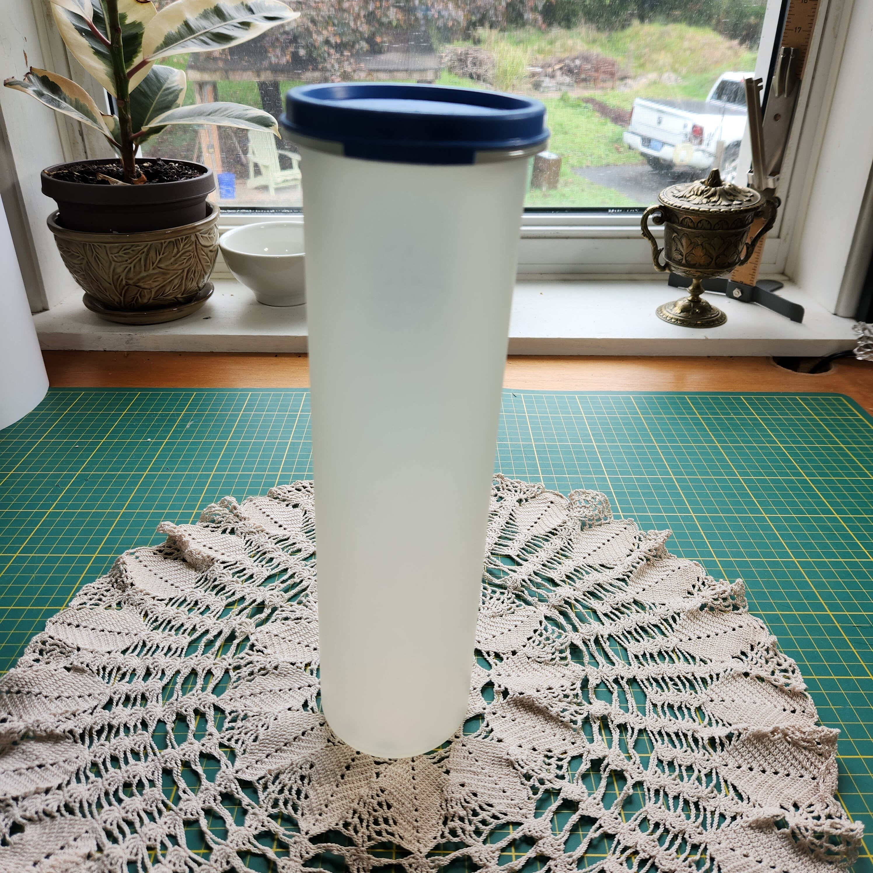 Tupperware Spaghetti Keeper 1661 Modular Mates Round Measure - Etsy