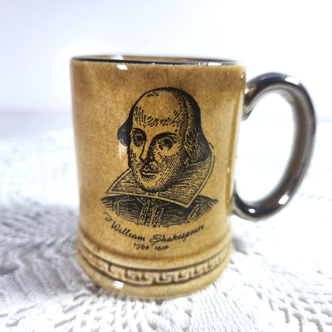 Britannia Designs Mini Stein William Shakespeare Souvenir Tankard Made ...