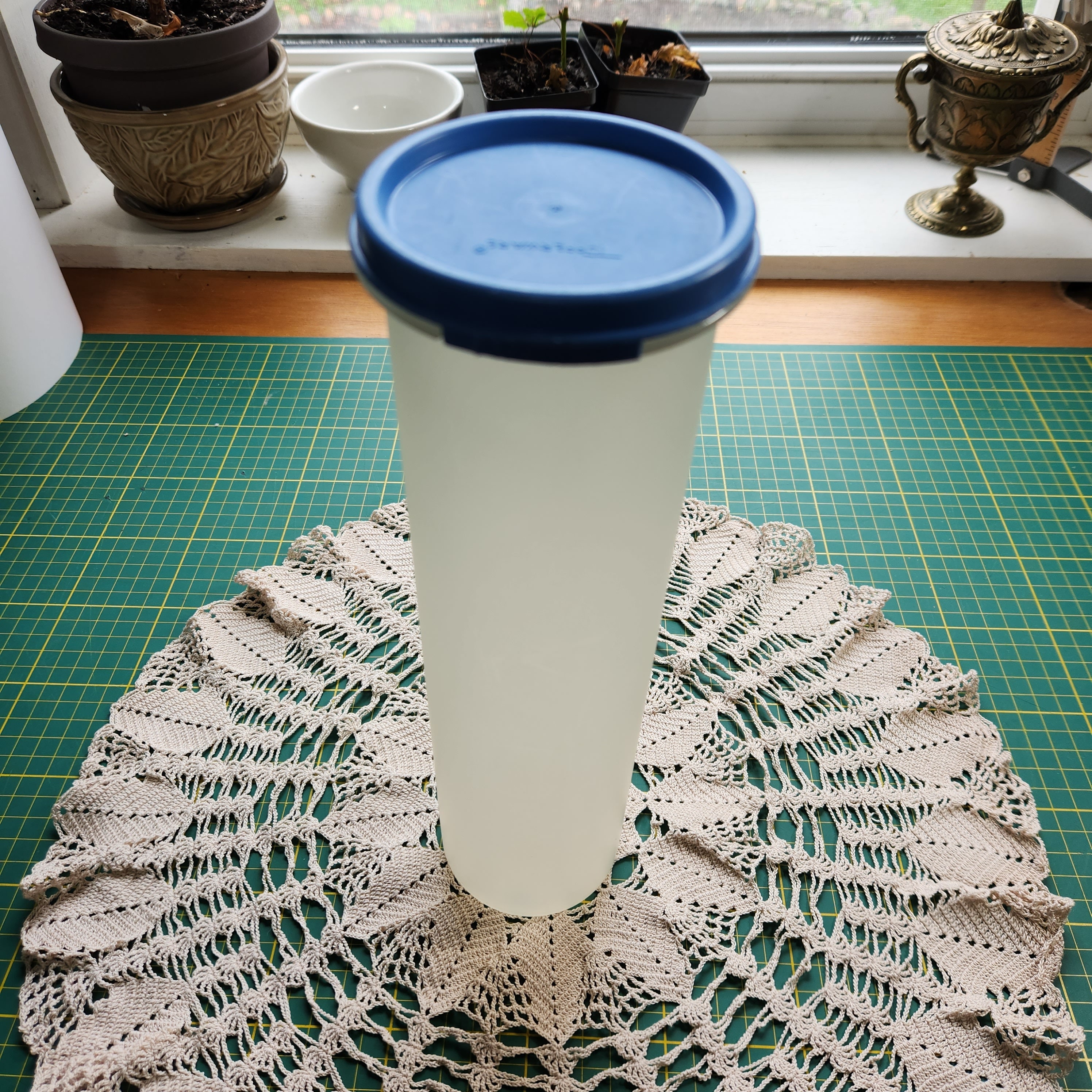 Tupperware Spaghetti Keeper 1661 Modular Mates Round Measure - Etsy