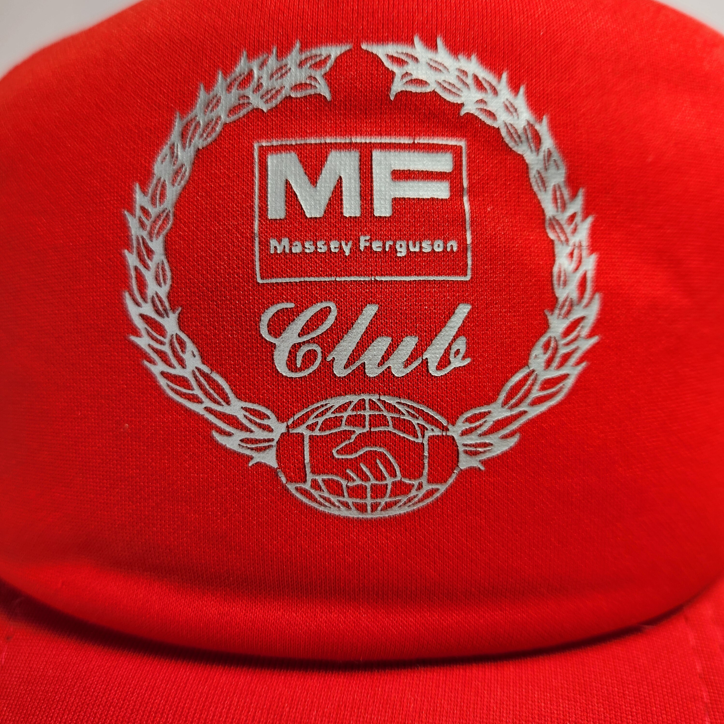 Massey Ferguson Truckers Hat Cap Hook & Loop Foam Lined Farm Tractor ...