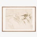 Vintage Drawing | Woman Resting Sketch | PRINTABLE 18 - Etsy