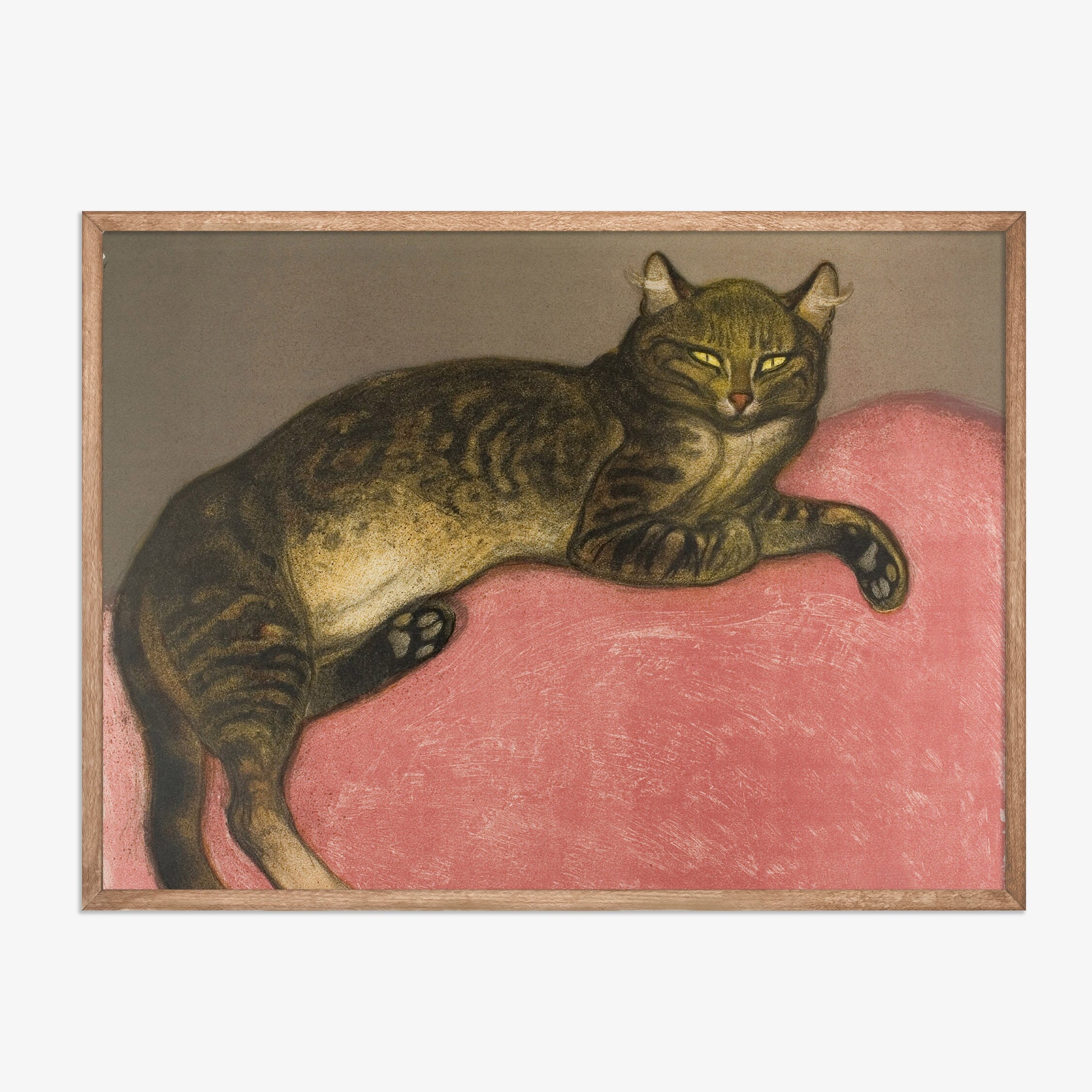 Printable Vintage Cat Art | Vintage Animal Print Painting | PRINTABLE ...