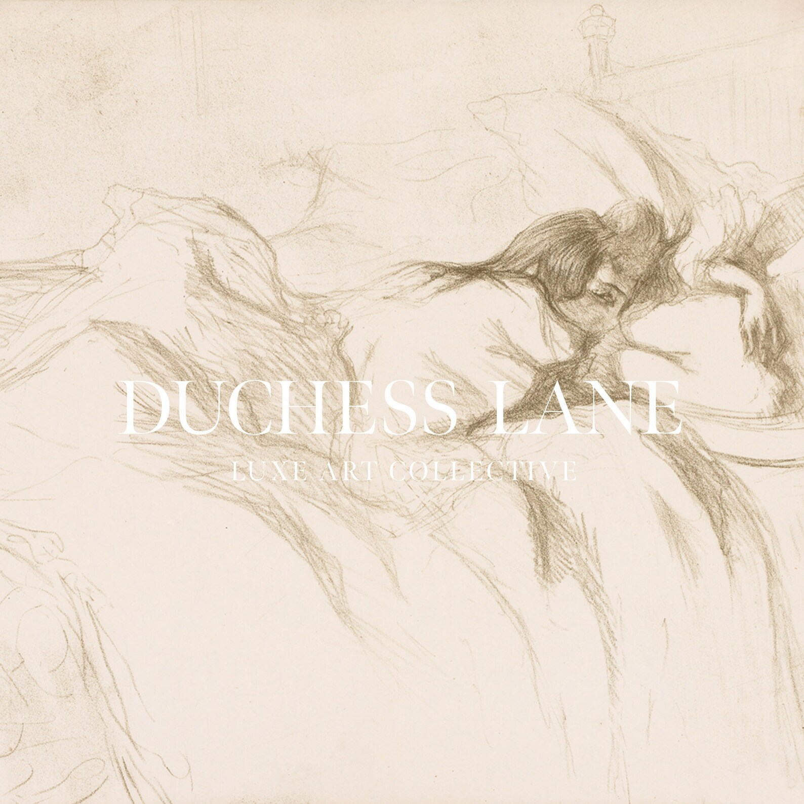 Vintage Drawing | Woman Resting Sketch | PRINTABLE 18 - Etsy