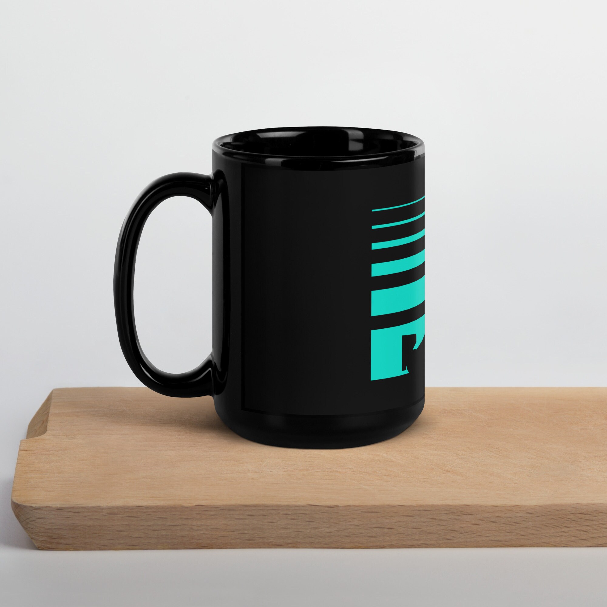 Mercedes AMG F1 Racing Mug - Glossy Black Ceramic 15oz - Etsy