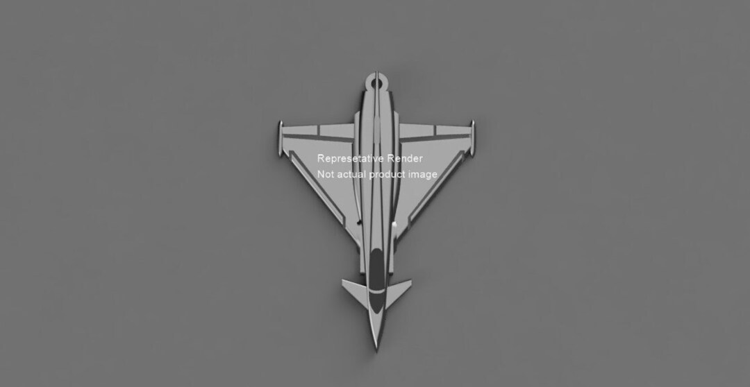 Eurofighter Typhoon 3D Printable Keychain / Bookmark File - Etsy UK