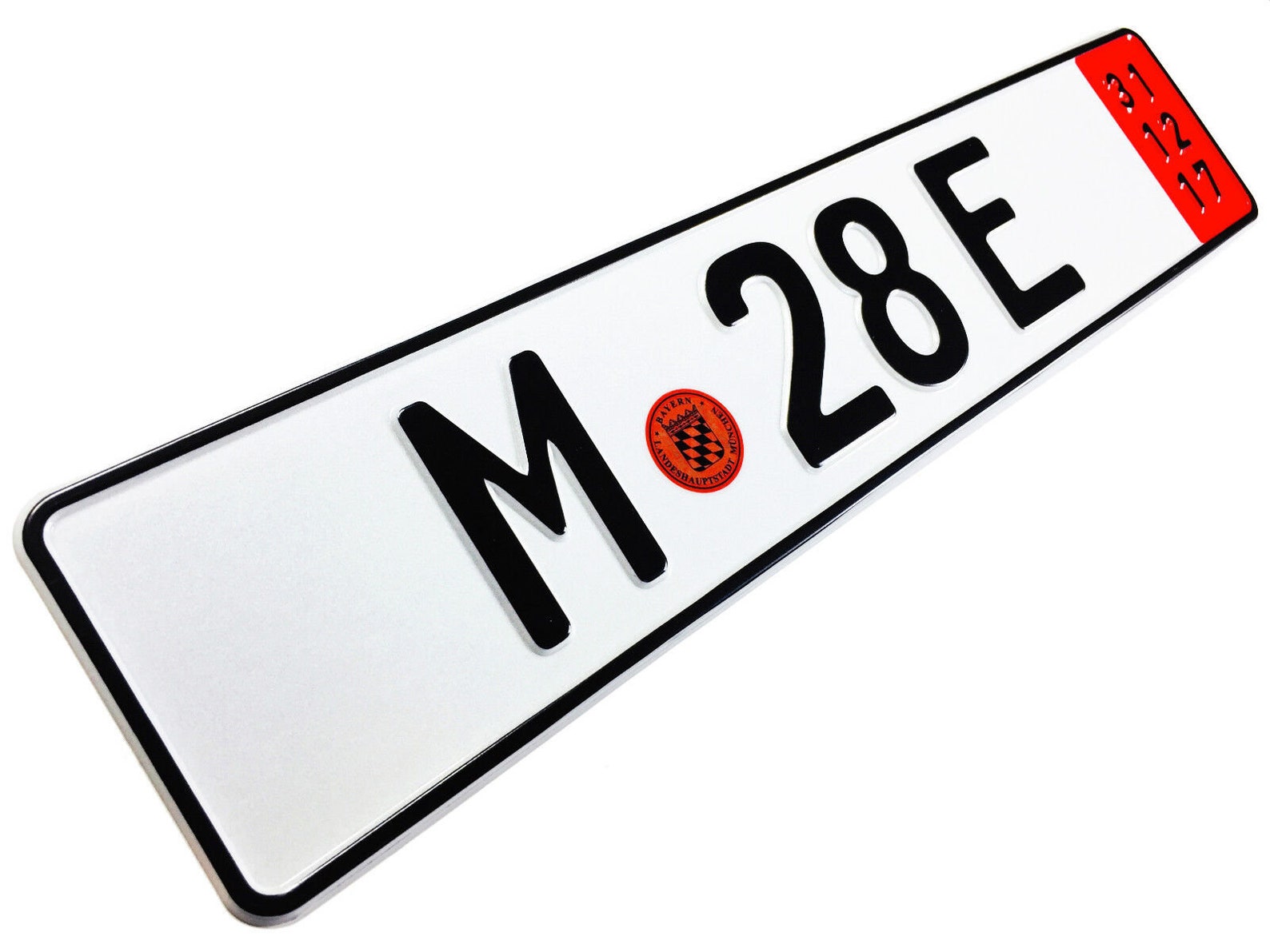BMW Munich Red Export German License Plate by Z Plates With Unique ...