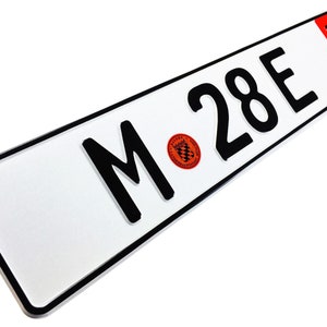 BMW Munich Red Export German License Plate by Z Plates With Unique ...
