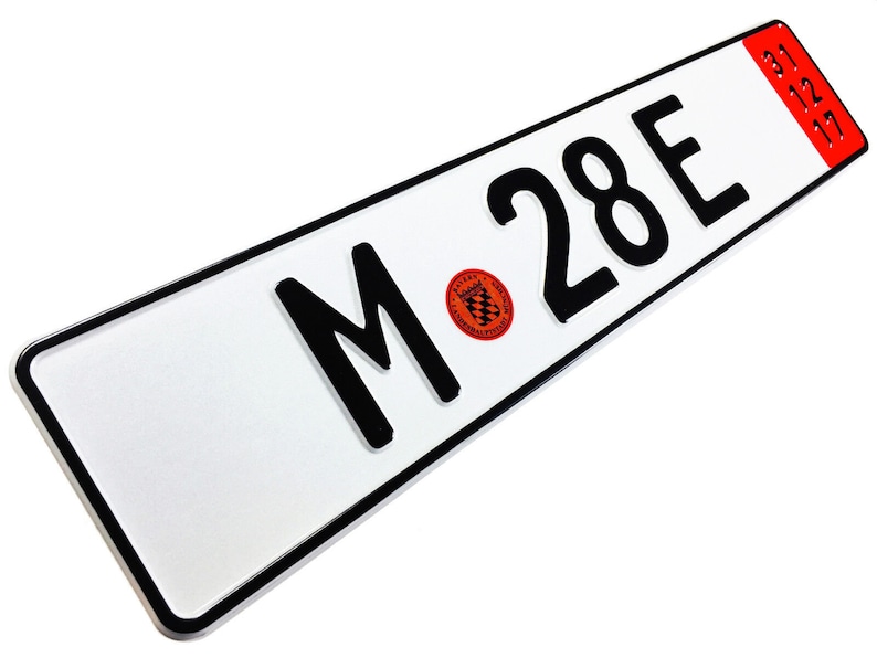 BMW Munich Red Export German License Plate by Z Plates With Unique ...