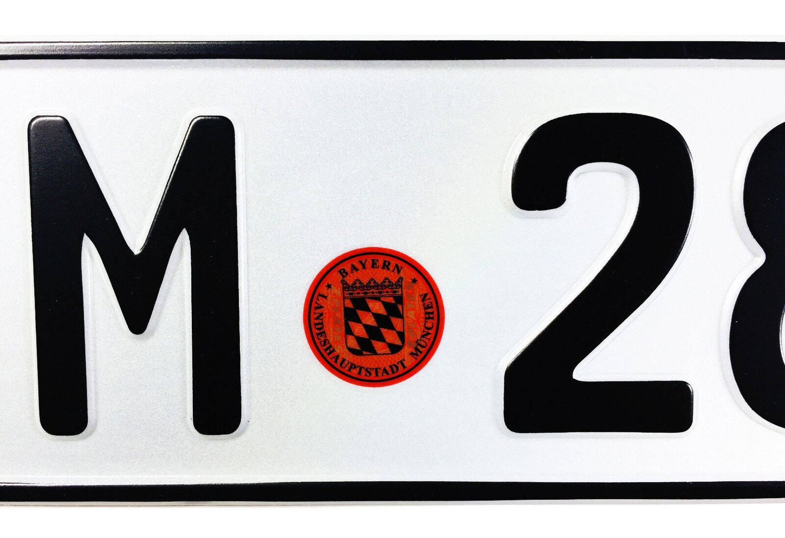 BMW Munich Red Export German License Plate by Z Plates With Unique ...