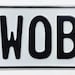 VW Wolfsburg Rear German License Plate (WOB) by Z Plates With Unique ...