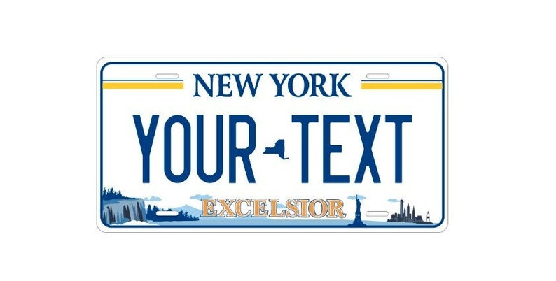 New York 2020 License Plate Personalized Custom Car Auto Bike ...
