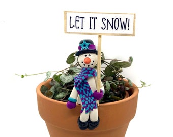 Cat Pot Sitter / Gray Tabby Cat / Flower Pot Sitter / Cat Pot Hugger / Cat Lover Gift / Cat Pot ...