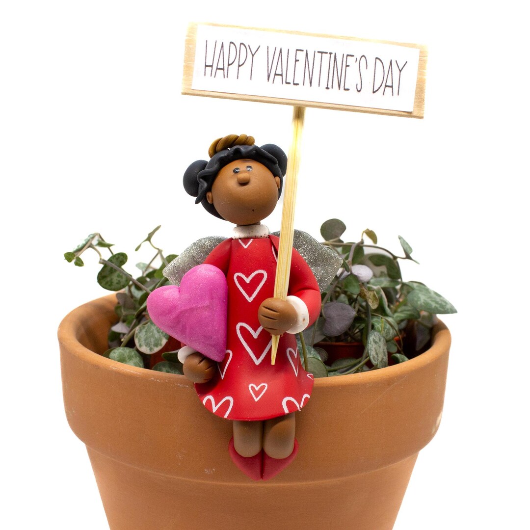 Angel Potsitter- Flower Pot Sitter- House Warming Gift - Flower Pot ...