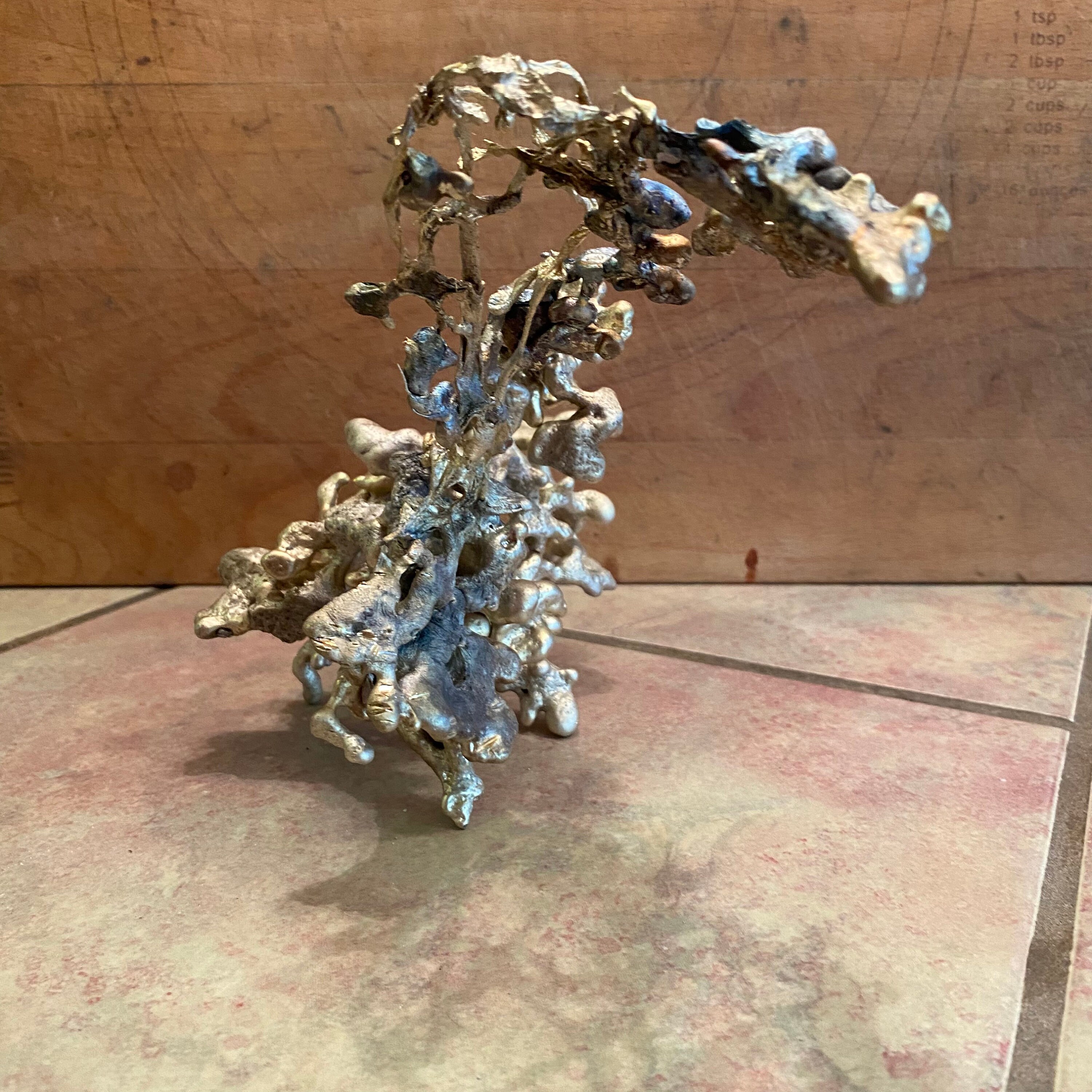 Silver/copper Anthill Casting nessie Sculpture - Etsy