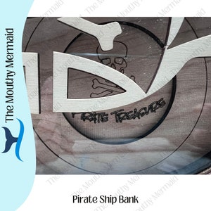 Pirate Ship Bank, Custom Piggy Bank - Etsy