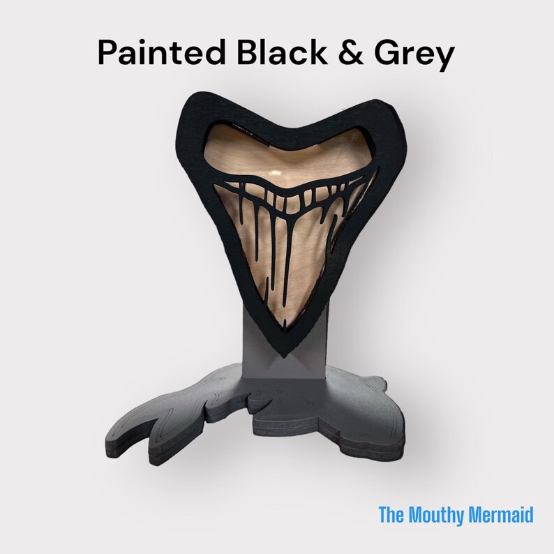 Shark Tooth Megalodon Shadow Box for Shark Teeth Small - Etsy
