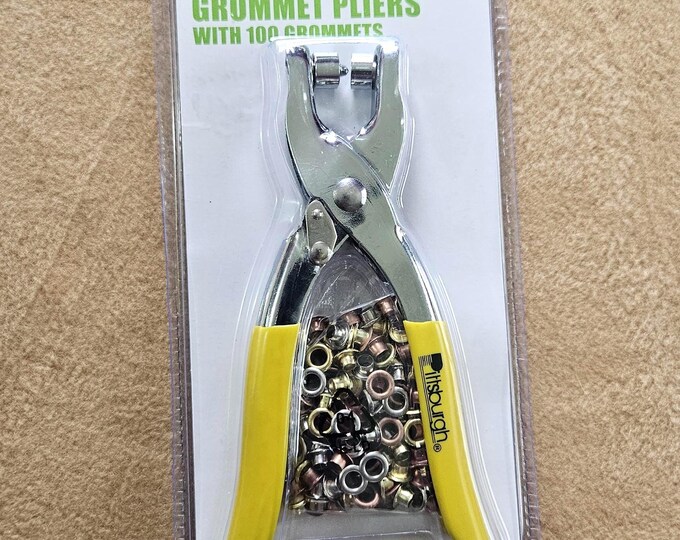 Pittsburgh Grommet Pliers With 100 Mixed Metal Grommets - Etsy