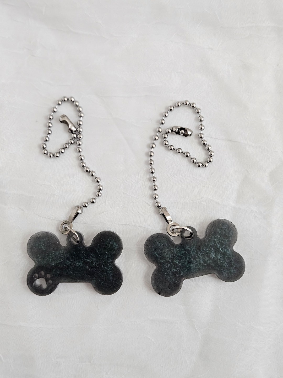 Resin Dog Bone Shaped Chain Pull Decor for Ceiling Fan, Set of Two With ...