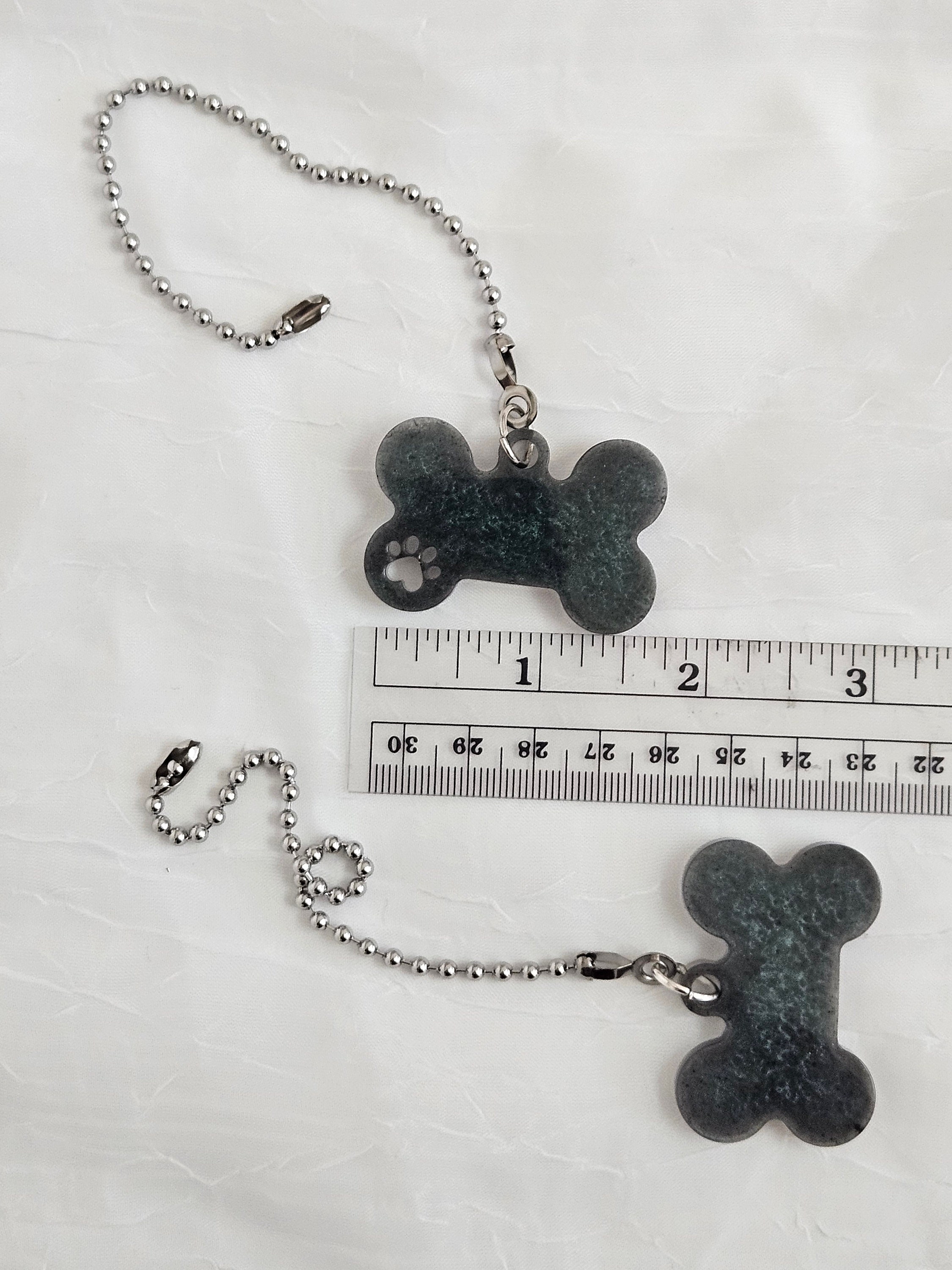 Resin Dog Bone Shaped Chain Pull Decor for Ceiling Fan, Set of Two With ...