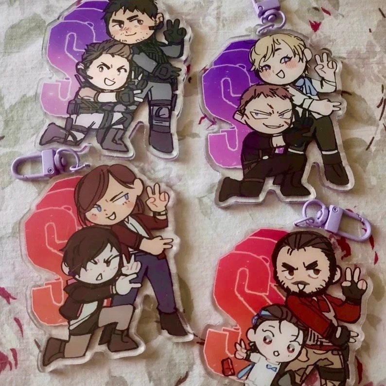 Resident Evil S RANK Co-op Charms - Etsy