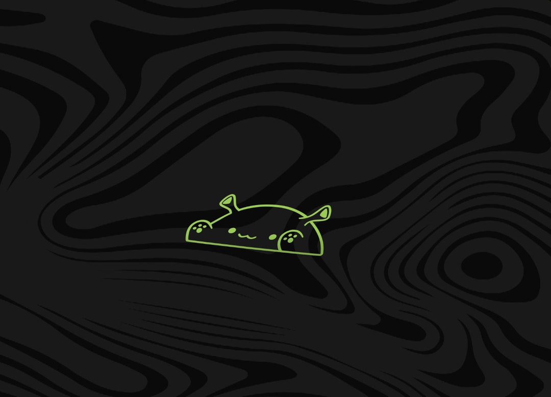 Cat Ogre Froggy Ogre Vinyl Car Decal Froggy - Etsy