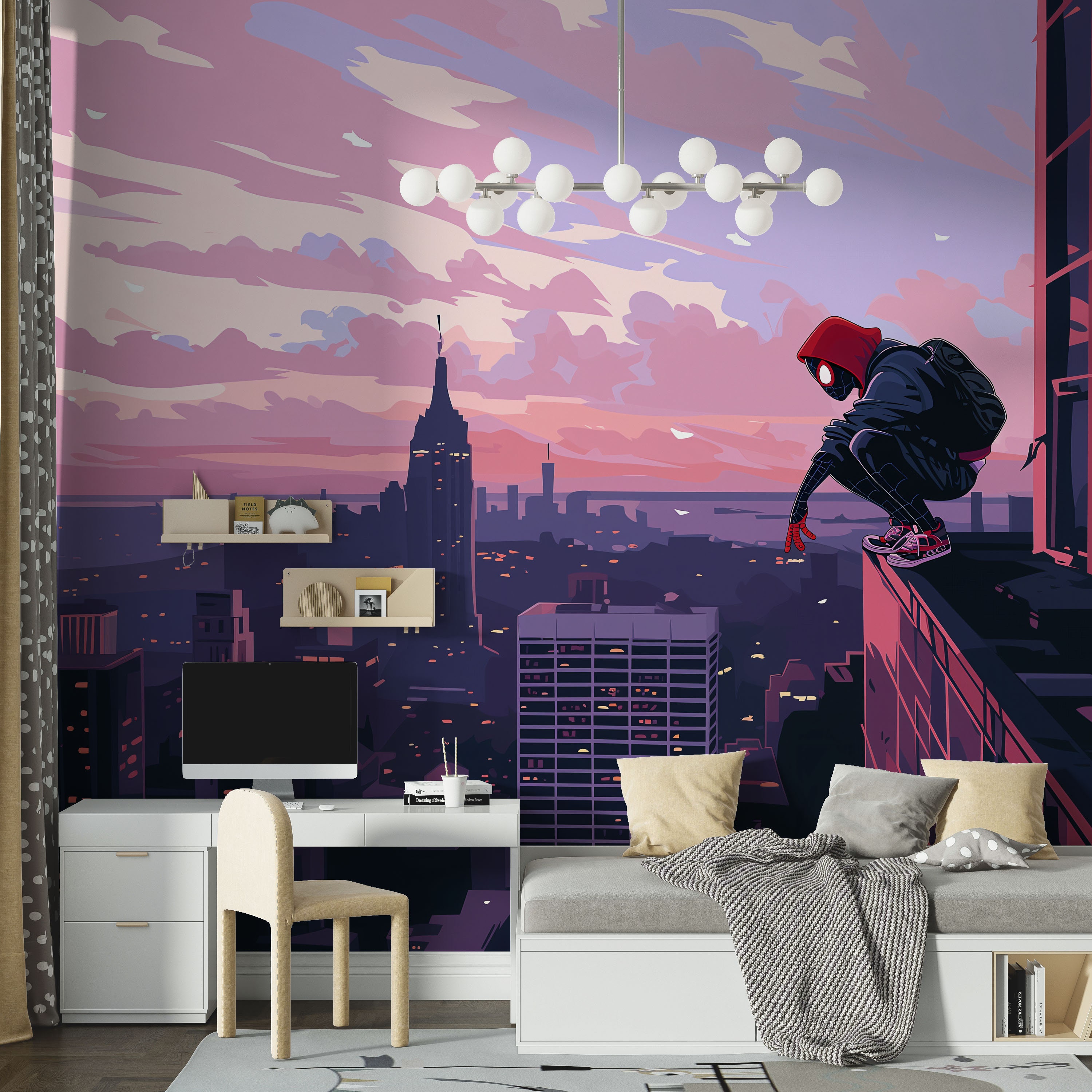 Spiderverse Wall Mural | Spiderman Peel & Stick Wallpaper | Self ...