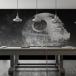 Star Wars, Death Star Wall Mural | Sci-fi | Peel & Stick Wallpaper ...