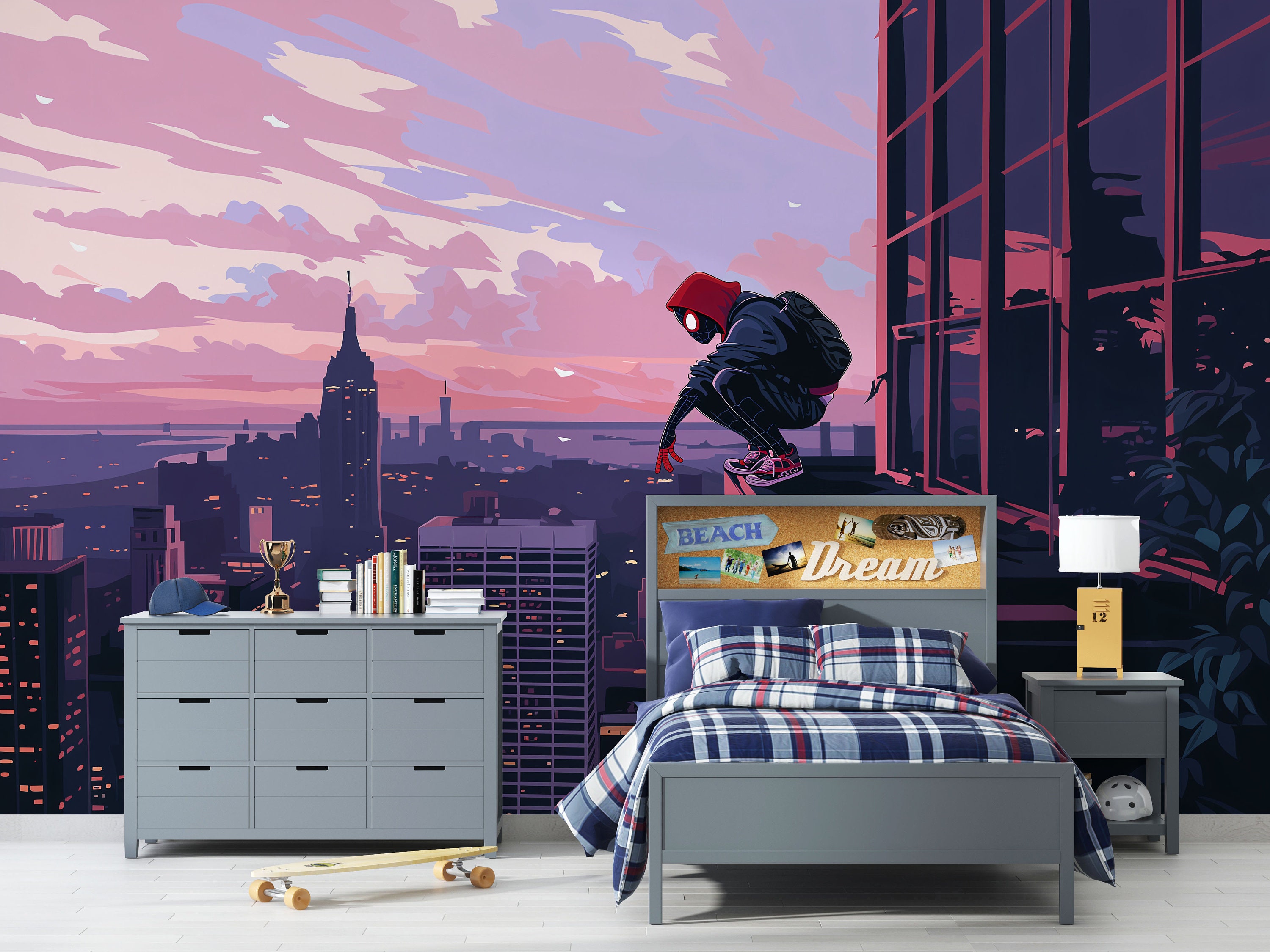 Spiderverse Wall Mural | Spiderman Peel & Stick Wallpaper | Self ...