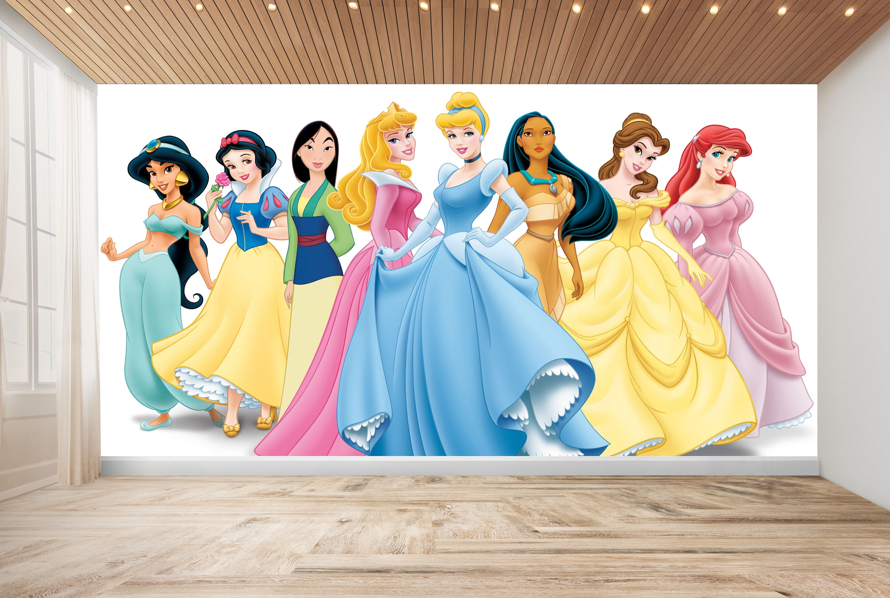 Disney Style Princesses, Magical Wall Mural Sci-fi Peel & Stick ...
