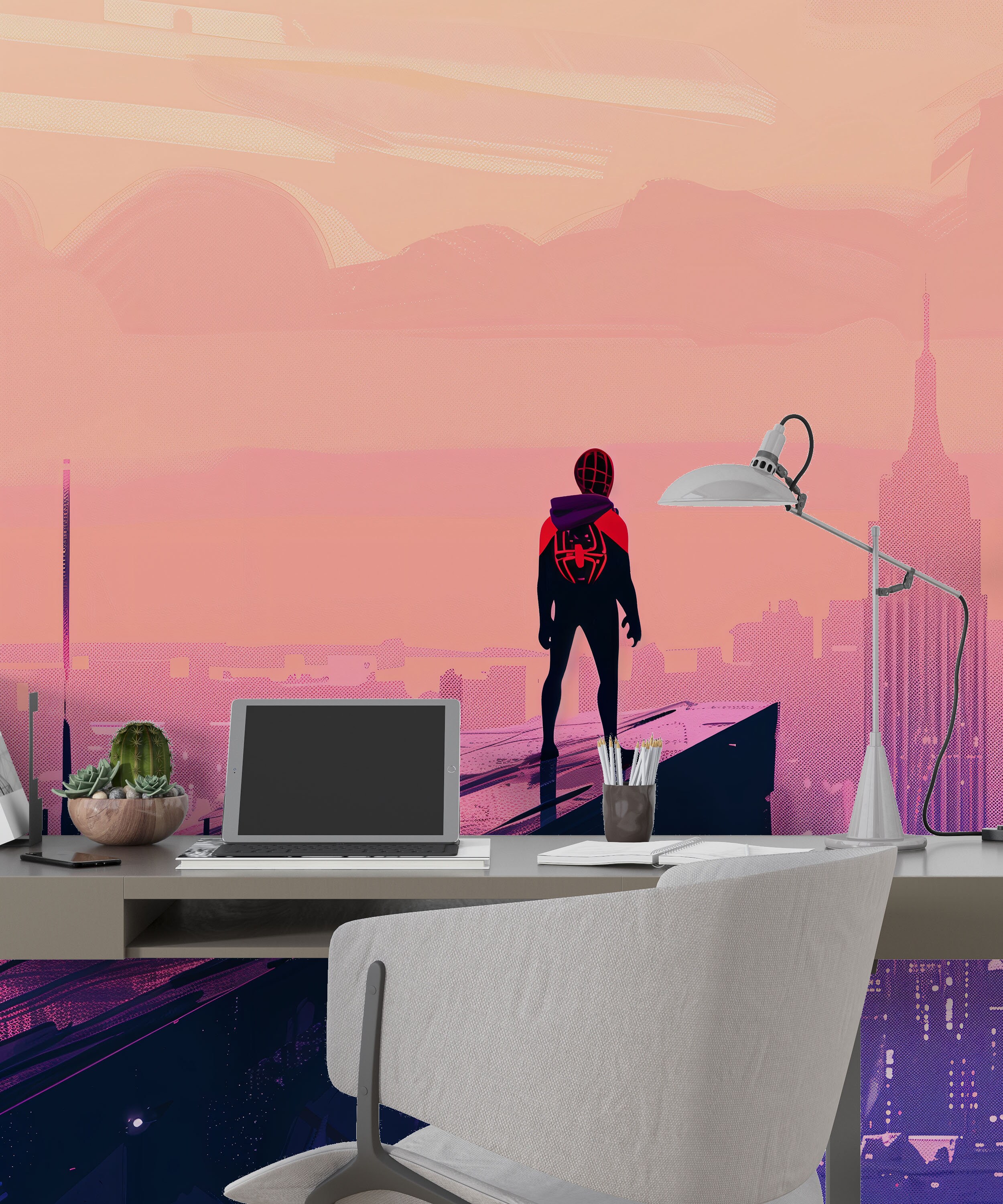 Spiderverse Wall Mural Spiderman Peel & Stick Wallpaper Self Adhesive ...