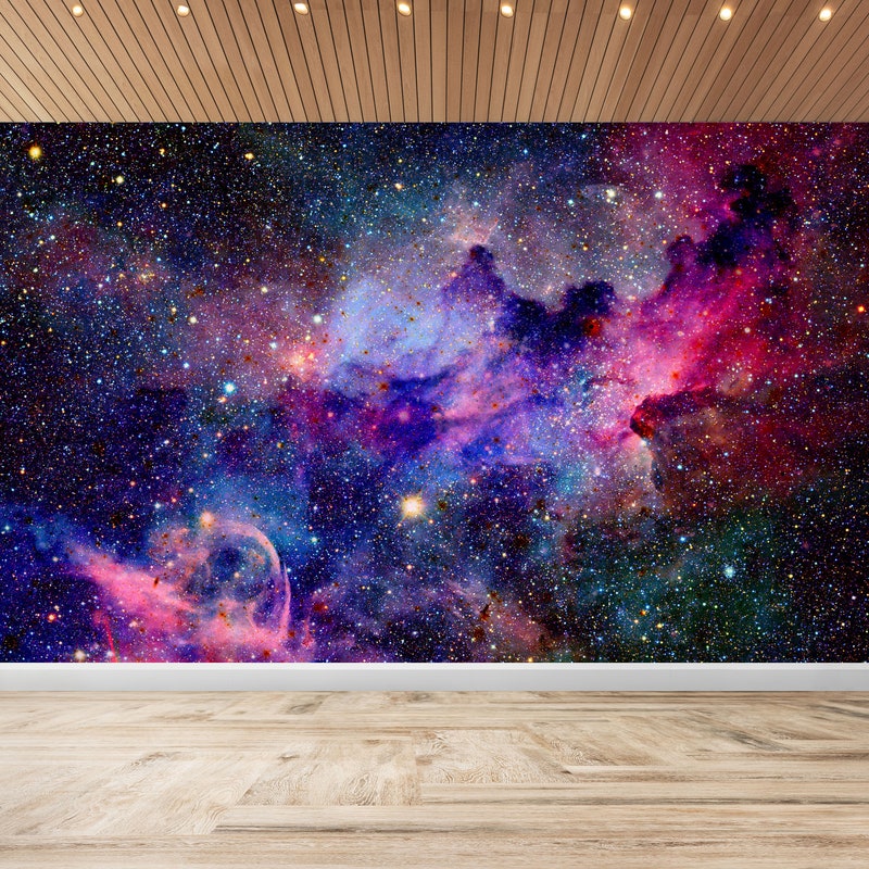 Rainbow Mural Wallpaper - Etsy