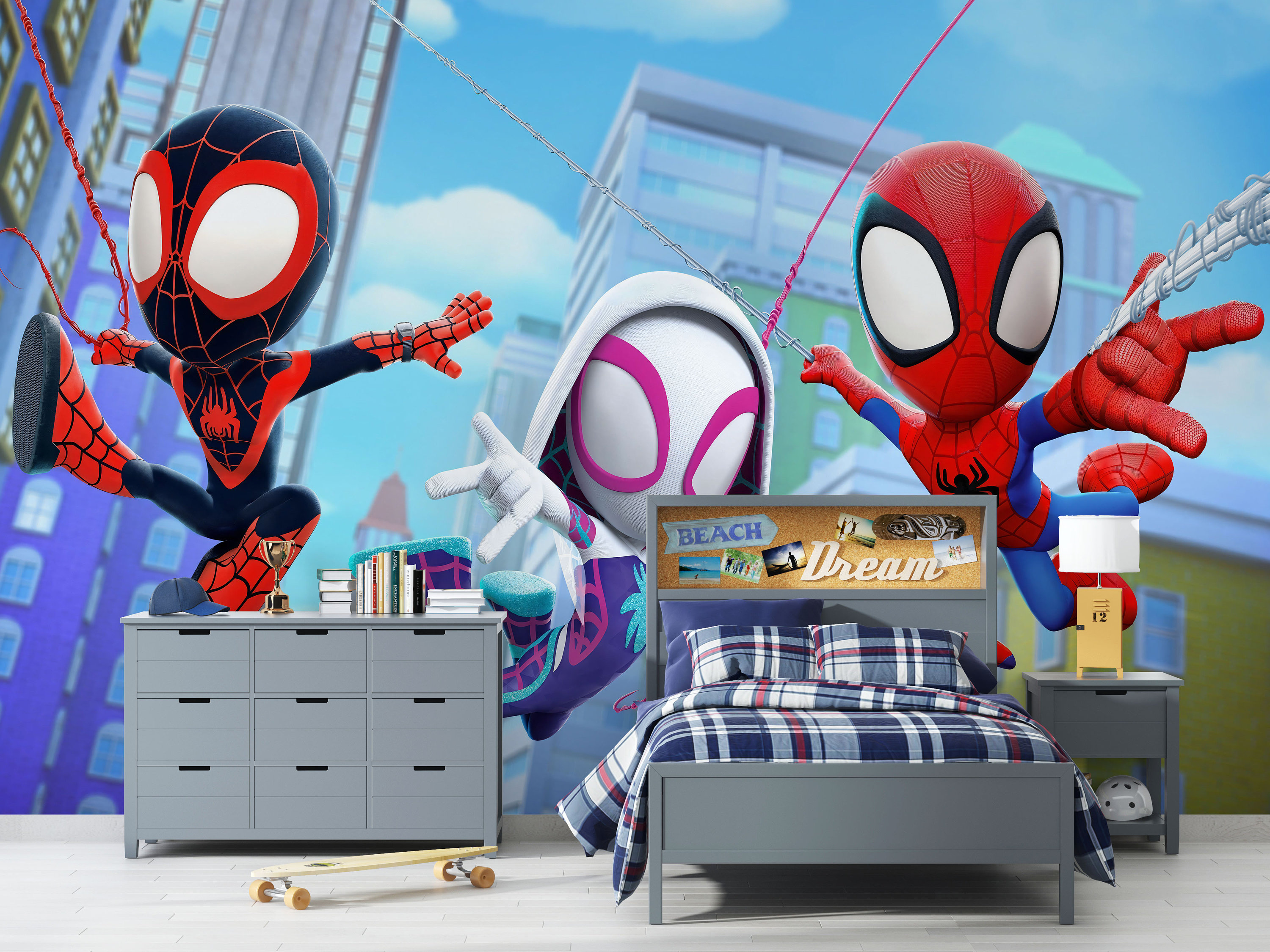 Spidey and Friends Wall Mural | Peel & Stick Wallpaper | Self Adhesive ...