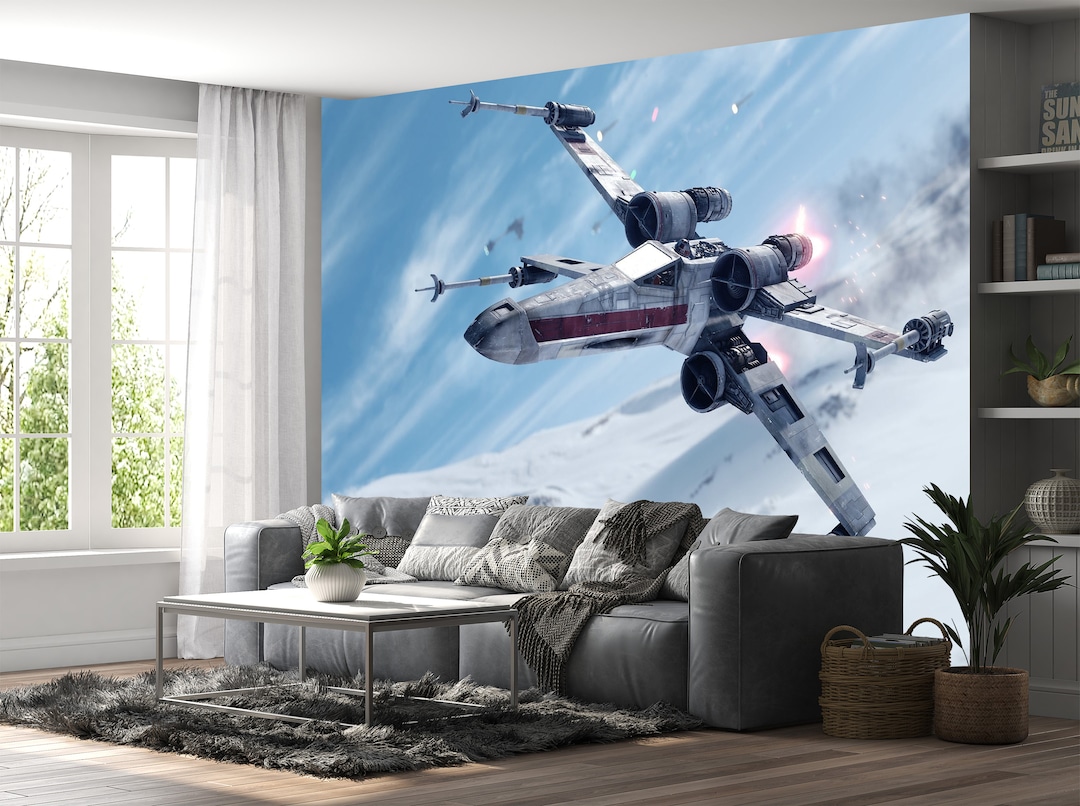 Star Wars, X-wings Wall Mural | Sci-fi | Peel & Stick Wallpaper | Self ...